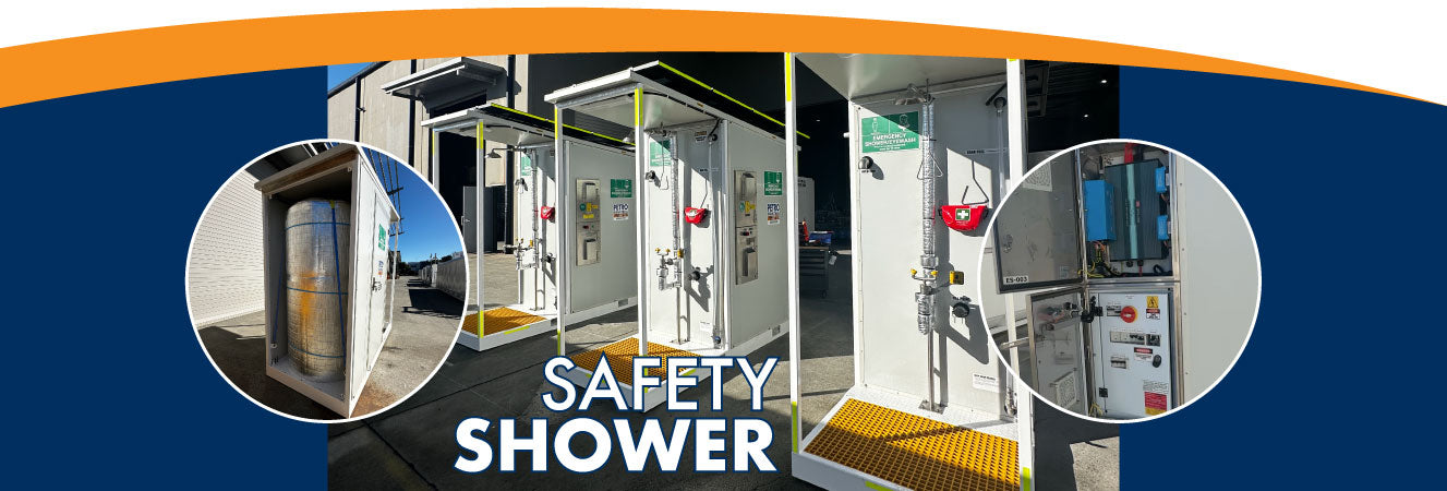 Custom Solar-Powered Emergency Safety Showers for the Mining Industry ...