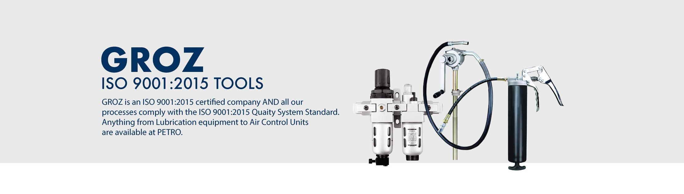 GROZ Product Range | PETRO Industrial