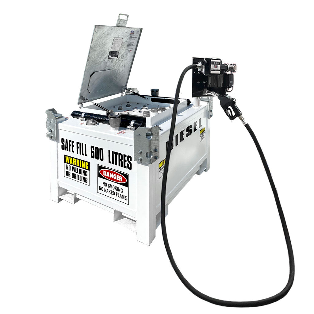 660L PC Cube Tank with PIUSI ST 56L Pump Kit | PETRO Industrial