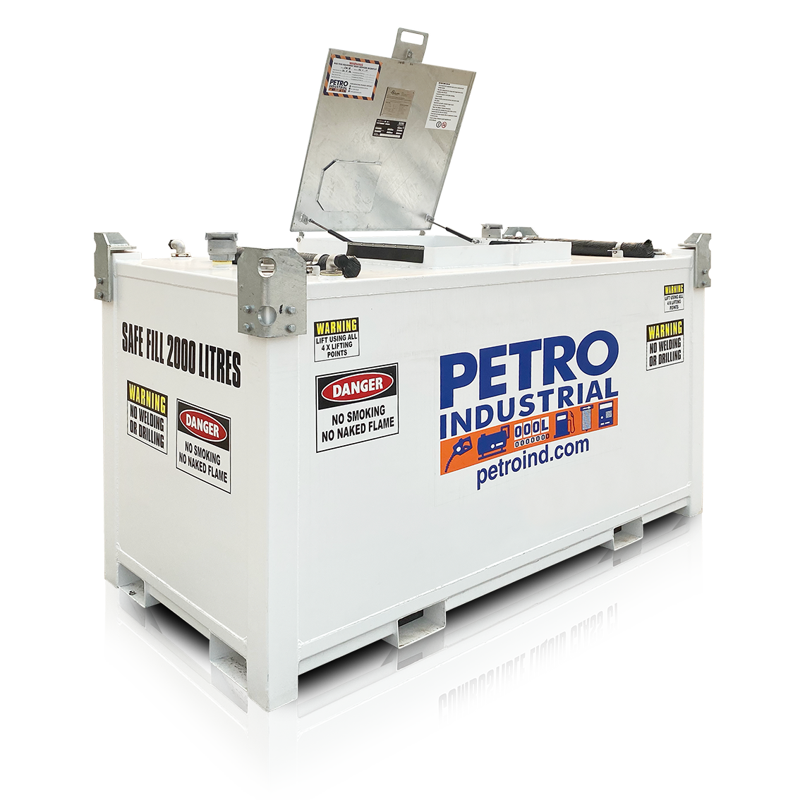 PETRO Stainless Steel PC Cube Self Bunded Tank | PETRO Industrial