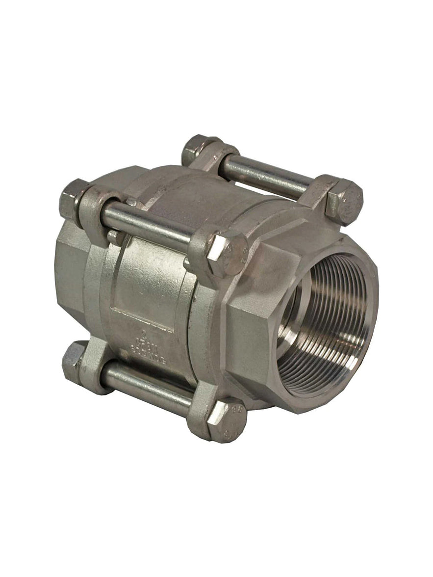 PETRO Full Bore Spring Check Valve - 316 SS, 3 Piece | PETRO Industrial