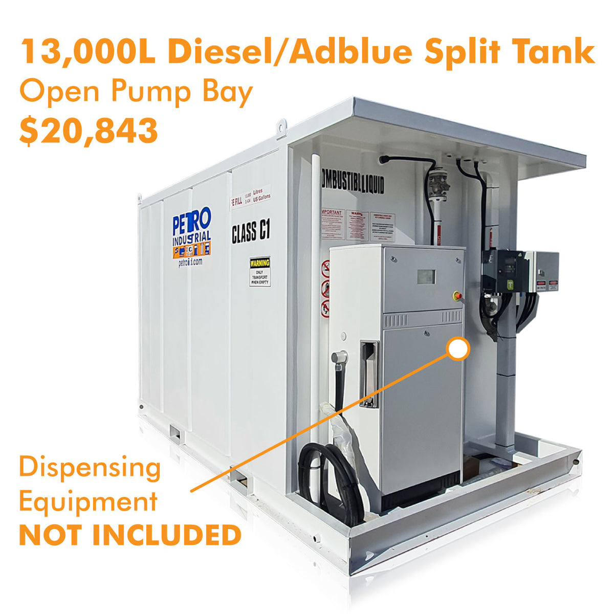 PETRO Store Open Pump Bay Self Bunded Tanks | PETRO Industrial