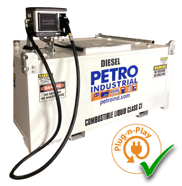 PETRO PC Cube 4,500L Fuel tank with Cube70 FMS | PETRO Industrial